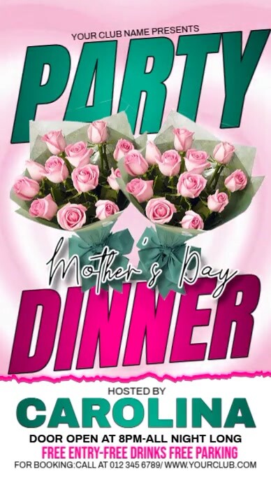 Mother's Day Dinner Ads Template | PosterMyWall