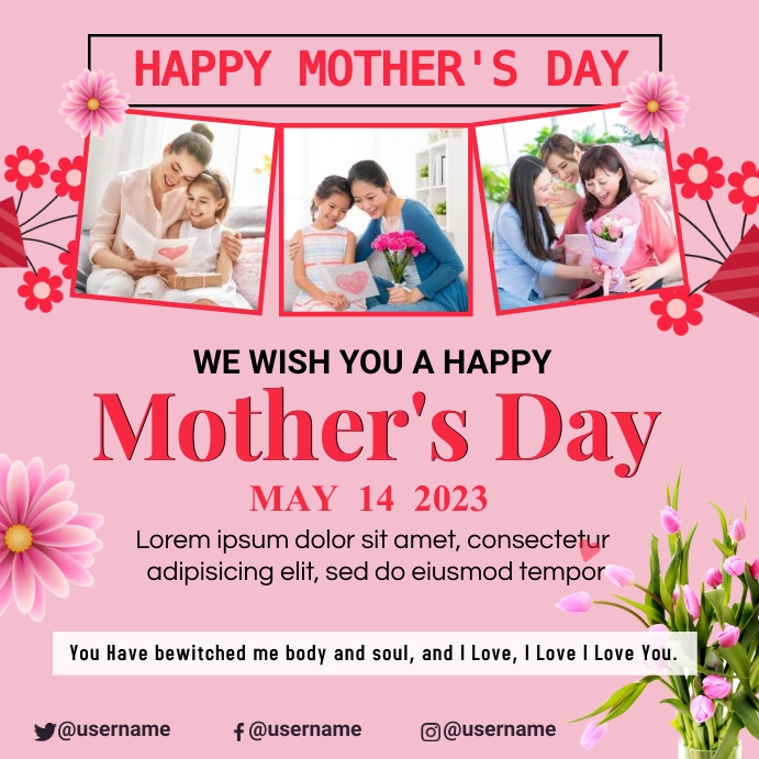 Mother's Day Event Template | PosterMyWall