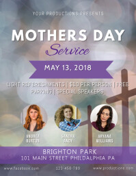 1.3K+ Free Mother's Day Church Flyer Templates | PosterMyWall