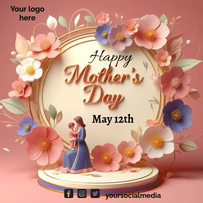Mother's Day Event Poster Template | PosterMyWall