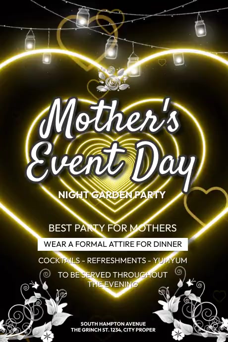 Mother's Day Event Video Template | PosterMyWall