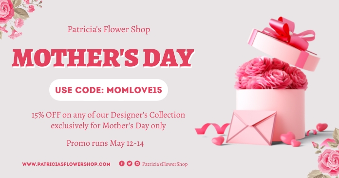 Mother's Day Flower Sale Promo Template | PosterMyWall