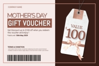 Mother's Day Gift Voucher Template | PosterMyWall