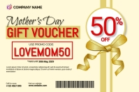 Mother's Day Gift Voucher Template | PosterMyWall