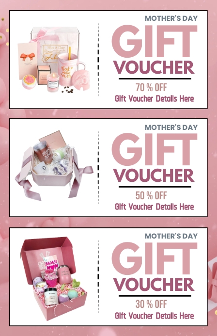 Mother's Day Gift Voucher Template. | PosterMyWall