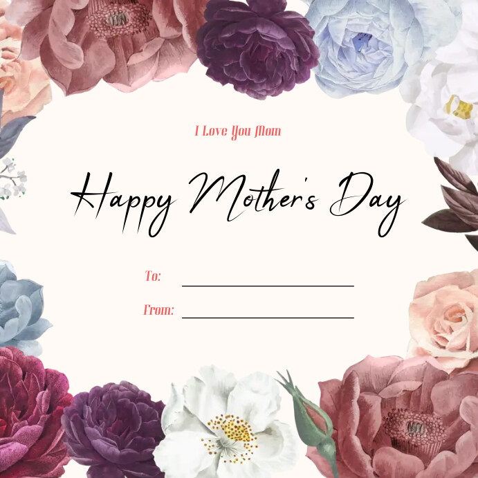Mother's day gifts card Template | PosterMyWall