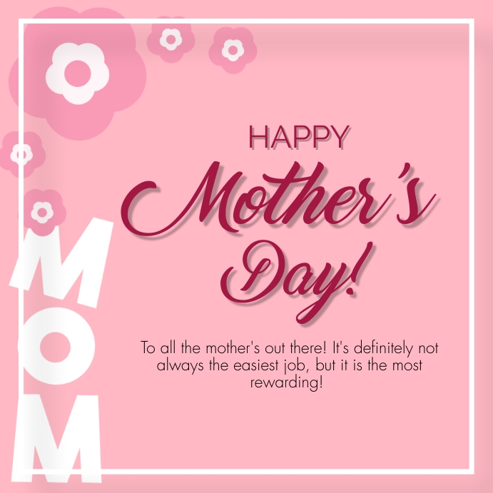 Copy of Mother's Day Greeting Instagram Post | PosterMyWall