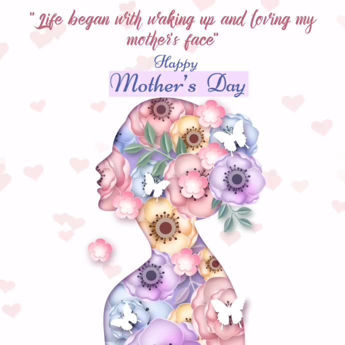 mother's day greeting quote,poster Template | PosterMyWall