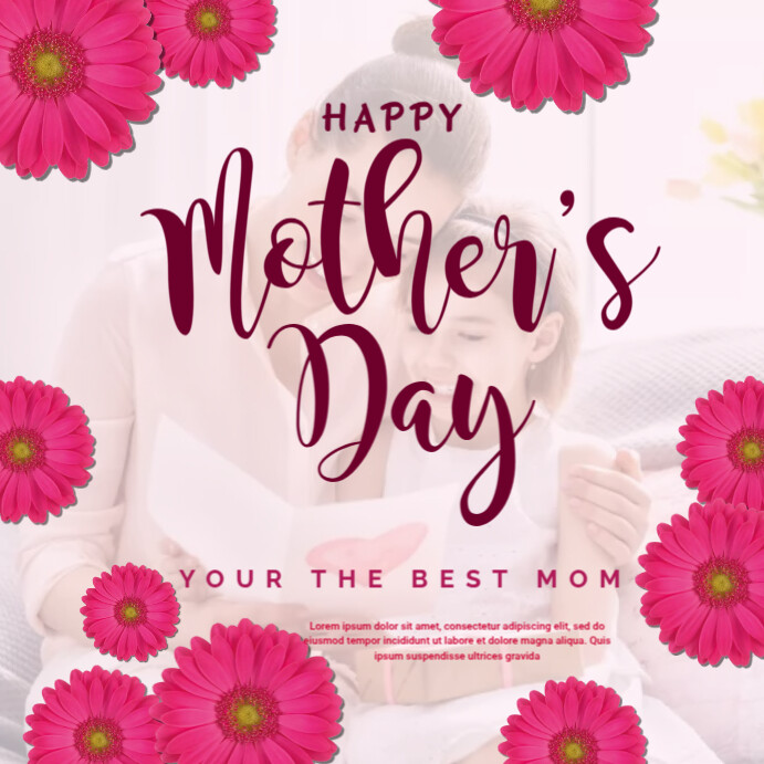 Mother's Day Greetings Ads Template | PosterMyWall