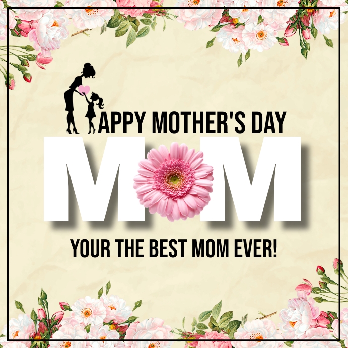 Mother's Day Greetings Card Template | PosterMyWall