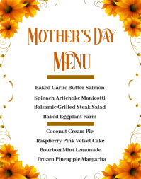 Womens day menu Template | PosterMyWall