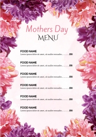 Mother’s Day menu Template | PosterMyWall