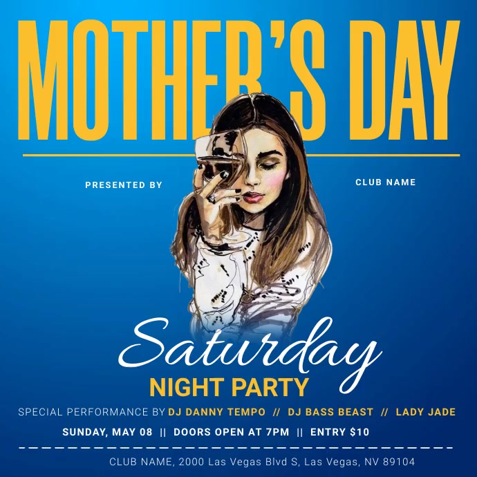 Copy of Mother's Day Night Party | PosterMyWall