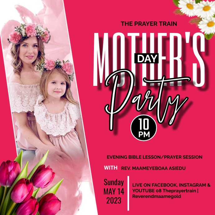Mother's day party Template | PosterMyWall