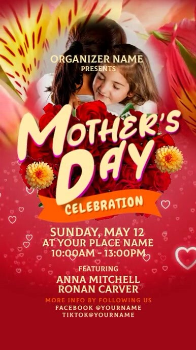 Mother's Day Party Instagram Reel Template | PosterMyWall