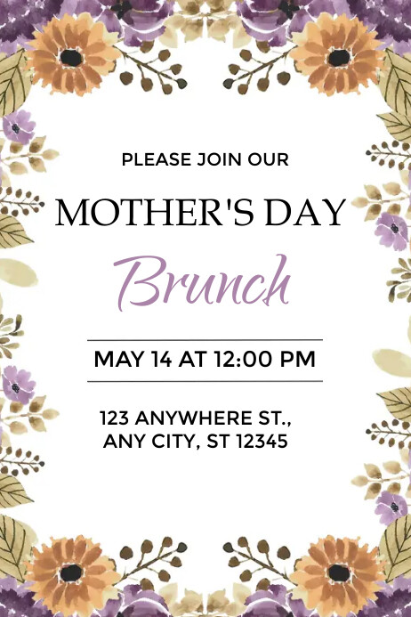 Copy of Mother's Day Party Poster | PosterMyWall