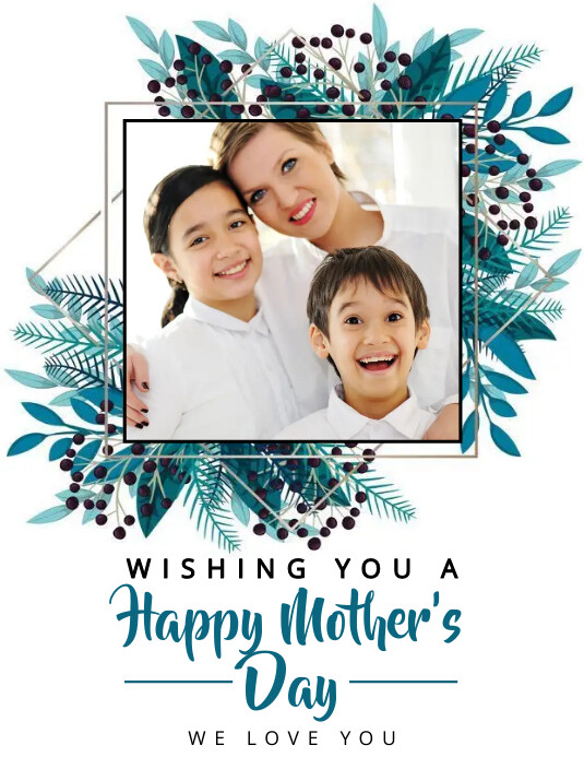 Mother's Day Portrait Template | PosterMyWall