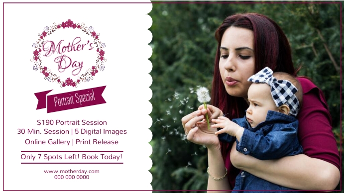 Mother's day portrait special Template | PosterMyWall