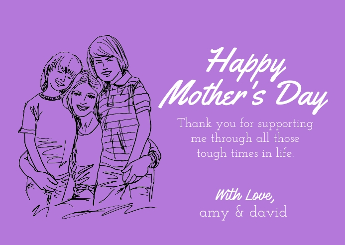 Mother's Day post card Template | PosterMyWall