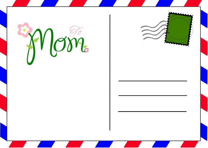 Mother's Day Postcard Template | PosterMyWall