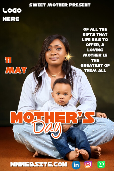 Mother's Day Poster Template | PosterMyWall