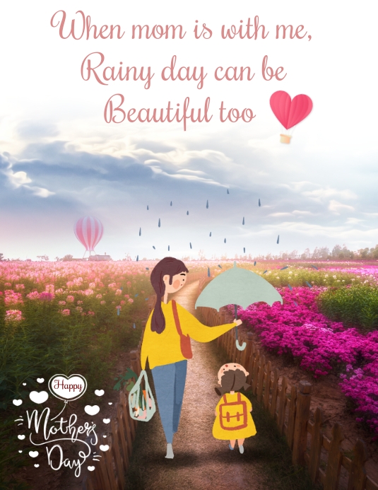 Copy of Mother's day quote flyer | PosterMyWall