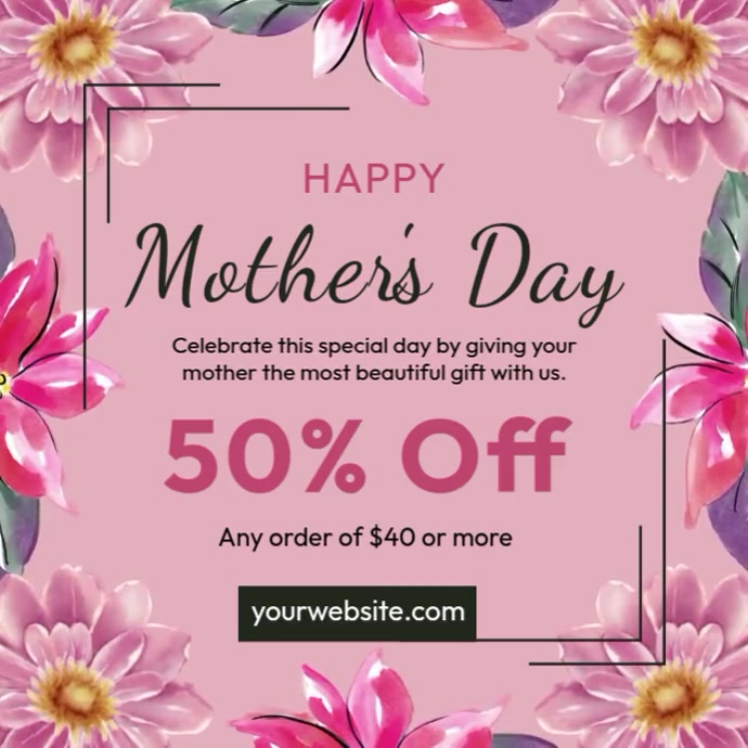 Mother's Day Sale Ads Template | PosterMyWall