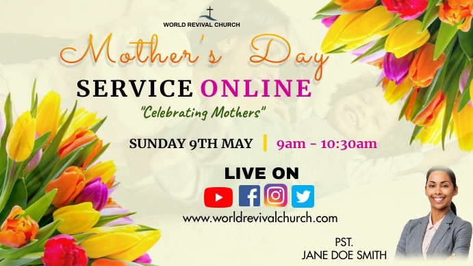 Mother's day service Template | PosterMyWall