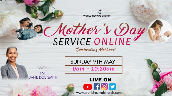 Mother's day service Template | PosterMyWall