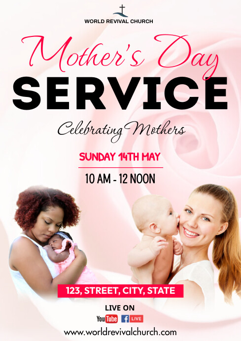 Mother's day service Template | PosterMyWall