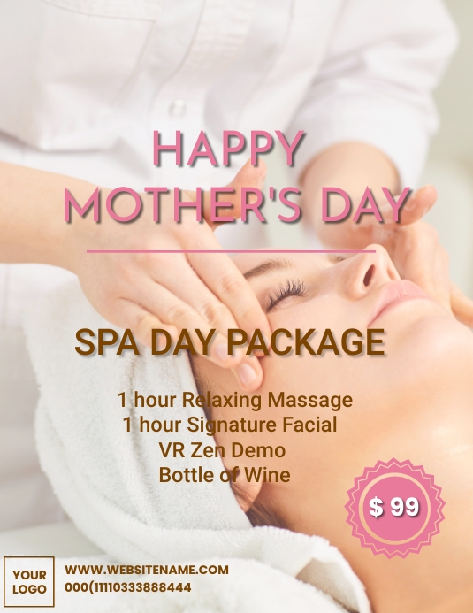 Copy of Mother's day spa offer | PosterMyWall
