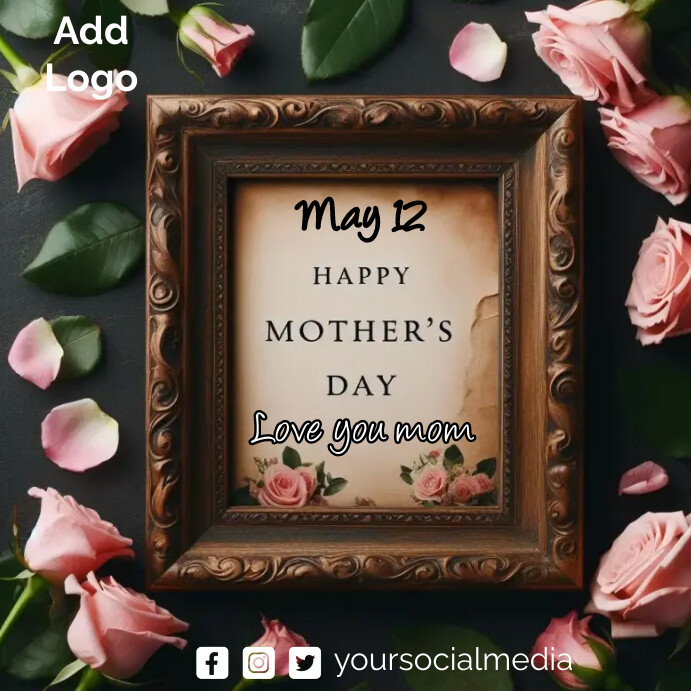 Mother's Day Template Mockup | PosterMyWall