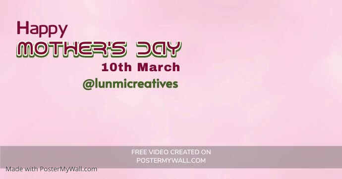 Mother's day video Template | PosterMyWall