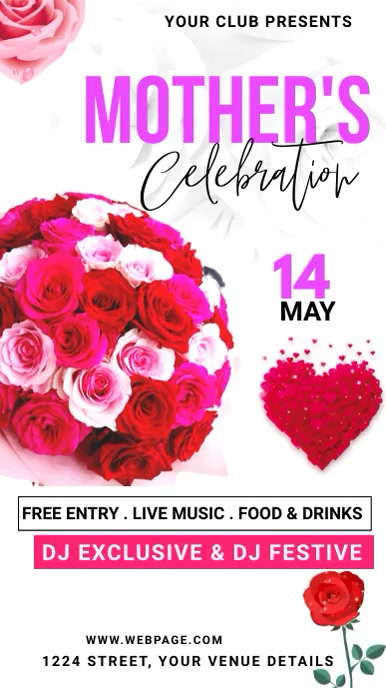 mother's day video template | PosterMyWall