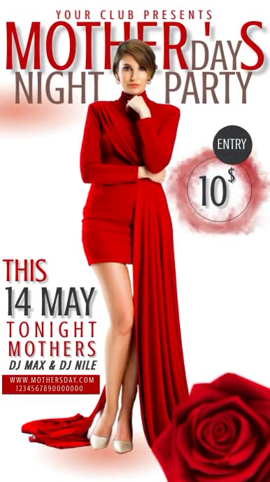 Copy of mother's night party | PosterMyWall