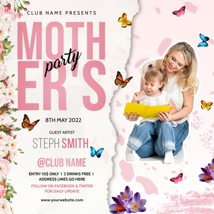 Copy of Mother's party | PosterMyWall