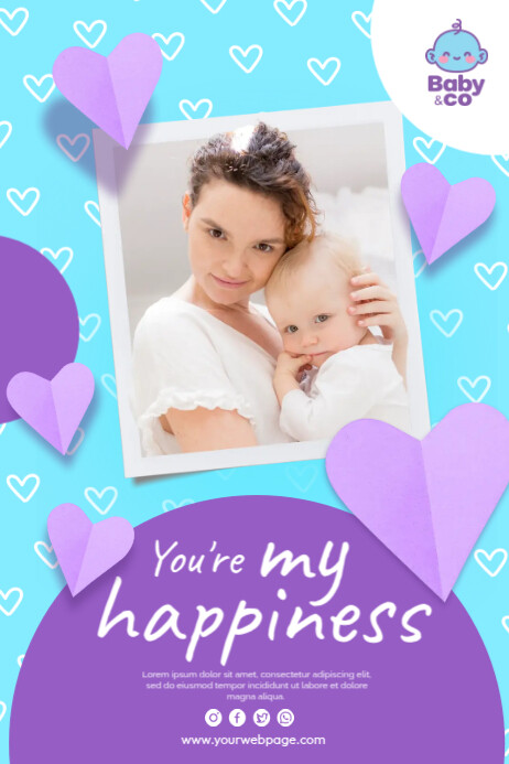 Mother and Baby Poster Template | PosterMyWall