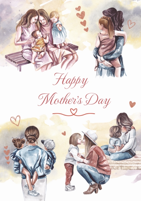 Mother and Child Templat | PosterMyWall