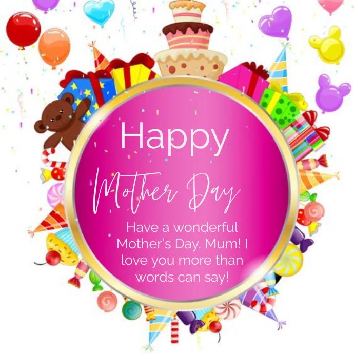 mother day cards mother day greetings mother Template | PosterMyWall