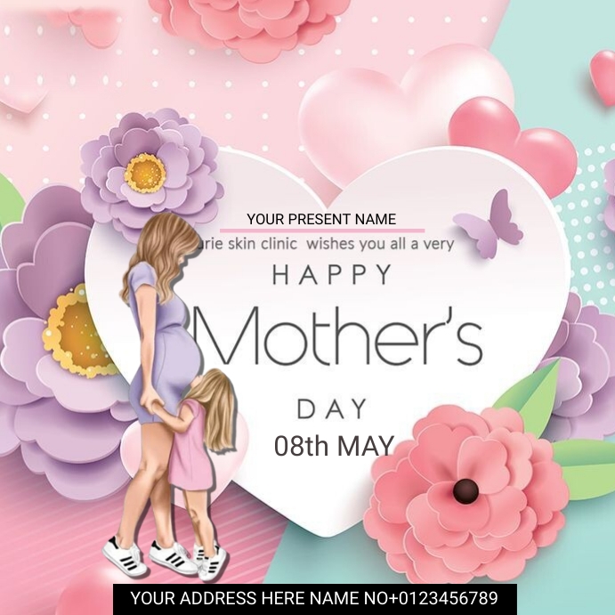 Mother day cards poster Template | PosterMyWall