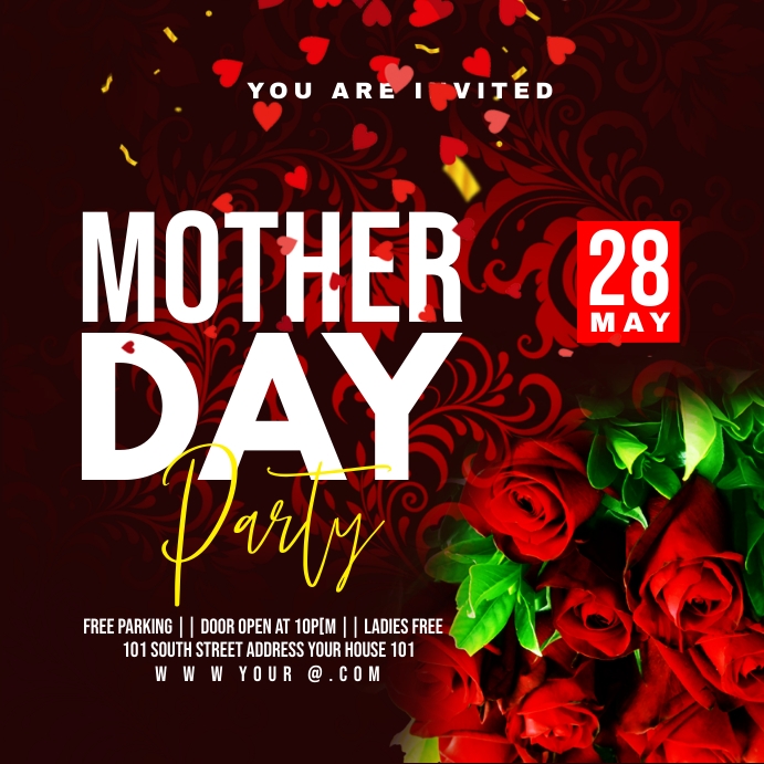 mother day flyer Template | PosterMyWall