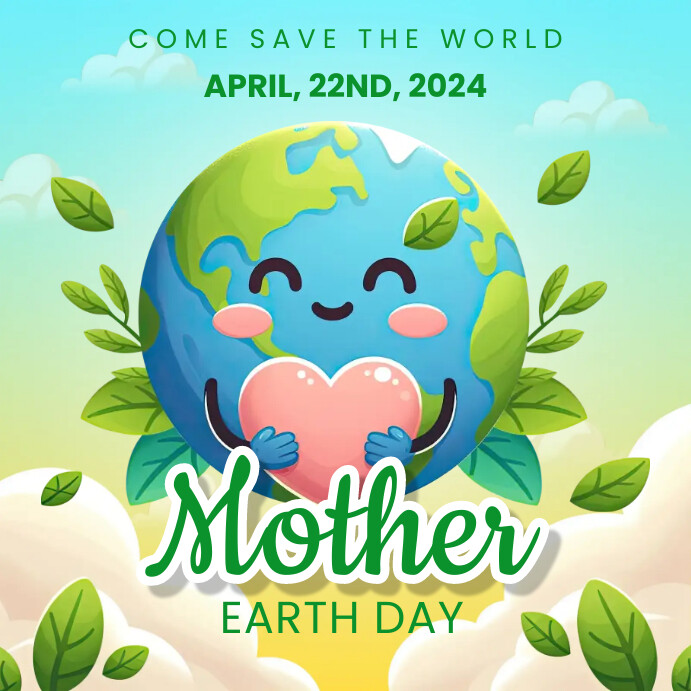Mother Earth Day Greeting Template | PosterMyWall