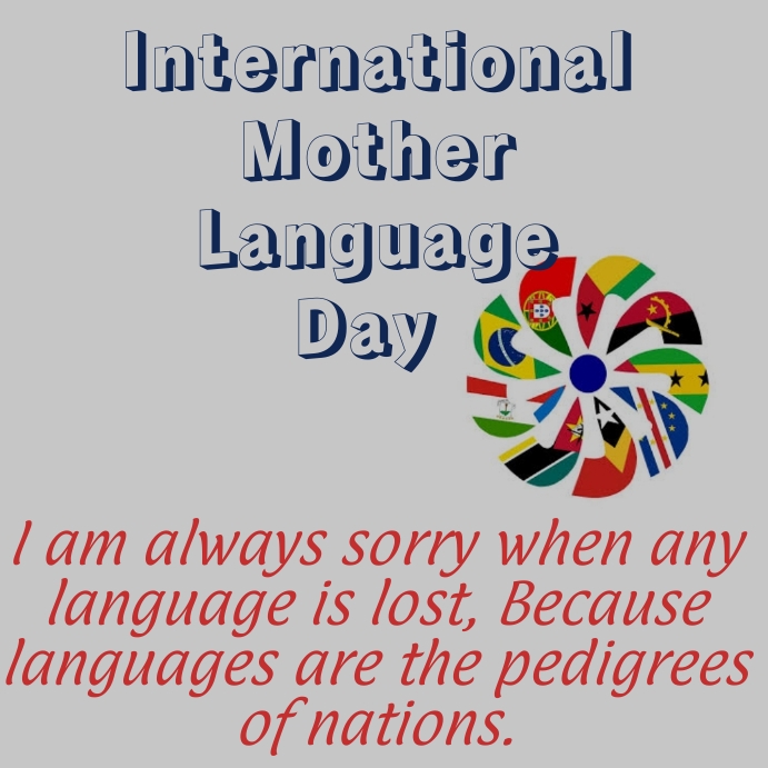 Mother language day Template | PosterMyWall