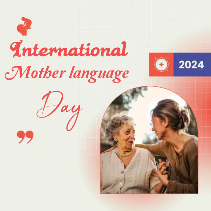 Mother language Day online greetings card Template | PosterMyWall