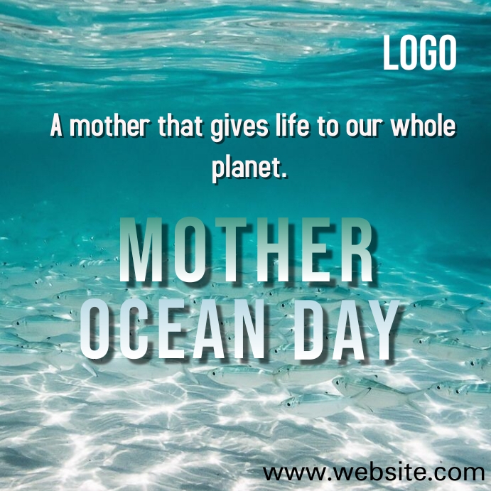 Mother Ocean Day Template | PosterMyWall