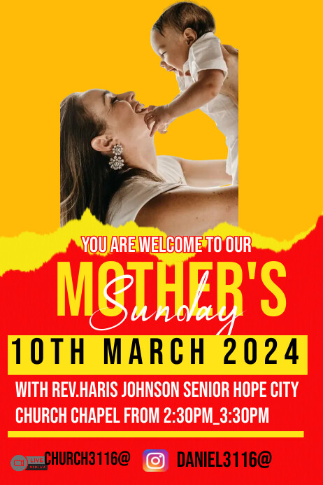 Mothering Sunday Template | PosterMyWall