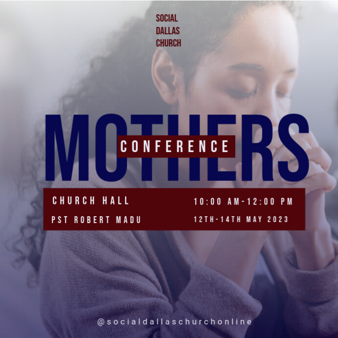 Mothers conference Template | PosterMyWall