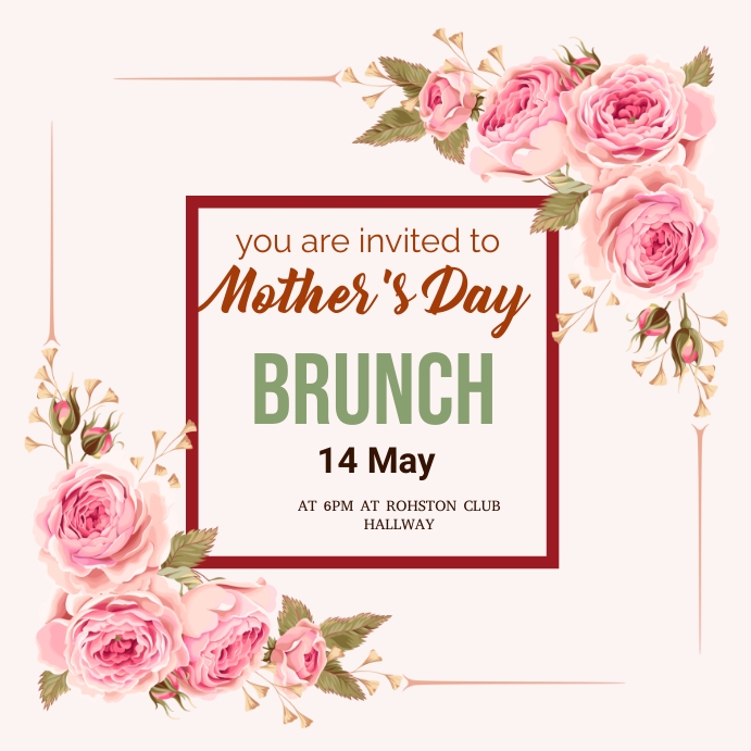 mothers day brunch Template | PosterMyWall