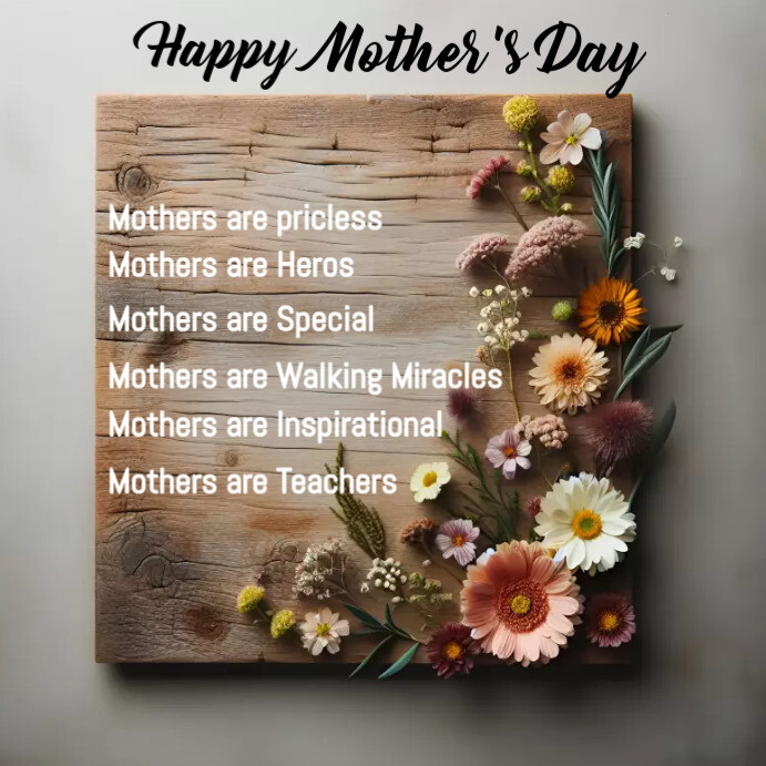 Mothers Day Template | PosterMyWall