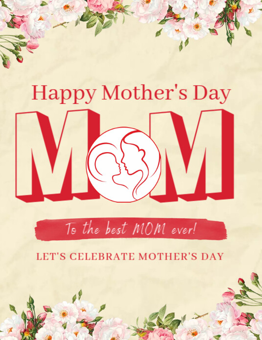Mothers Day Greetings Card Template | PosterMyWall